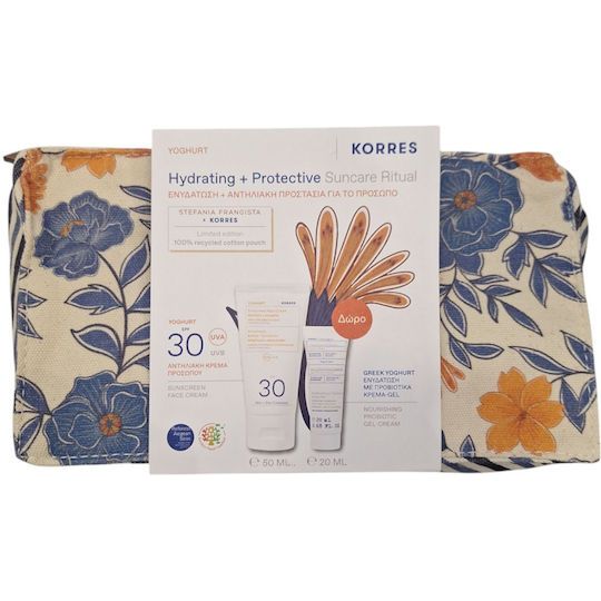 Korres Γιαούρτι Αντηλιακή Κρέμα Προσώπου SPF30 50ml & Δώρο Greek Yoghu ...