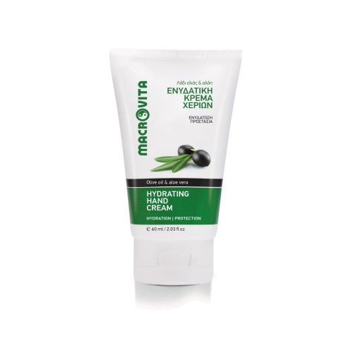 Macrovita Olive Oil & Aloe Vera Ενυδατική Κρέμα Χεριών 60ml – pharmacybay